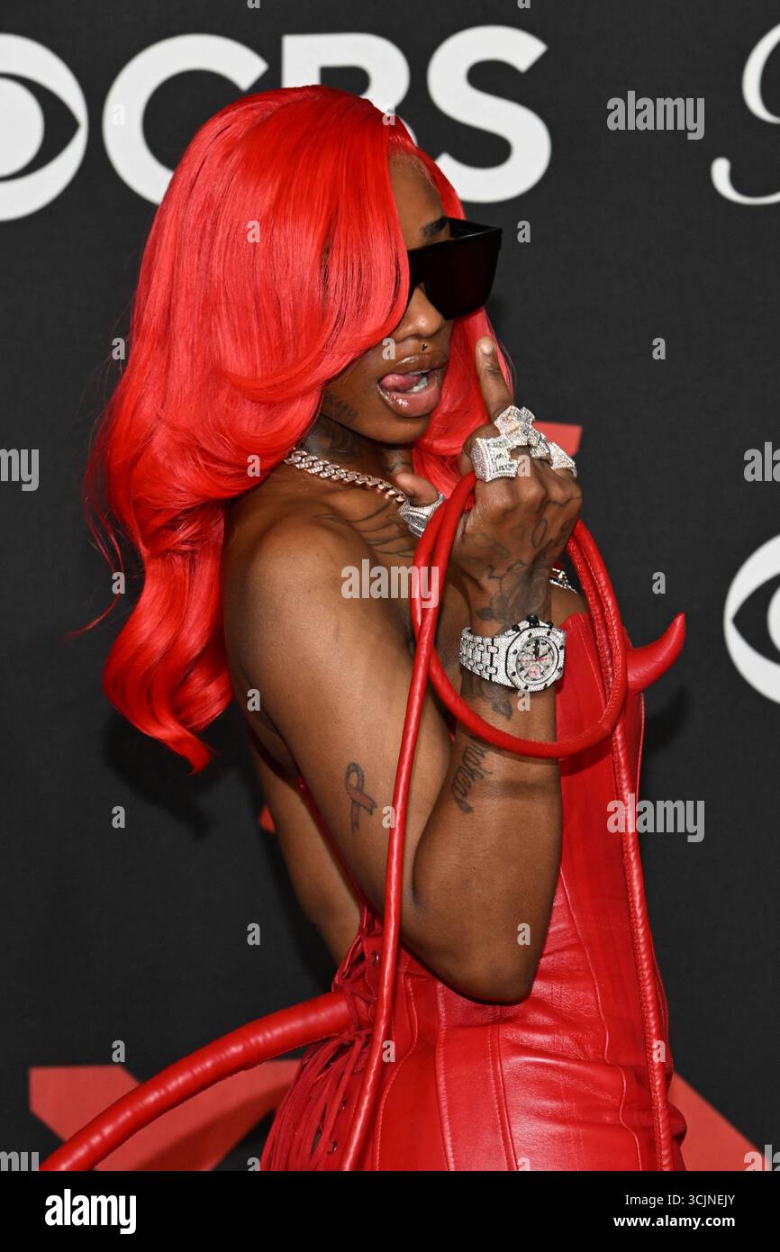 Sexyy Red Attends The 2025 Mtv Video Music Awards At Ubs Arena On 3479