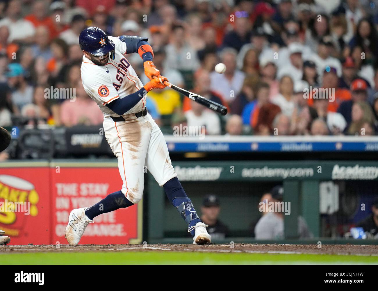Houston Astros' Carlos Correa (1) lines out to New York Yankees ...