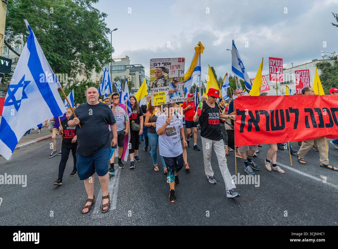 Haifa, Israel - September 06, 2025: People protest against IDF not ...