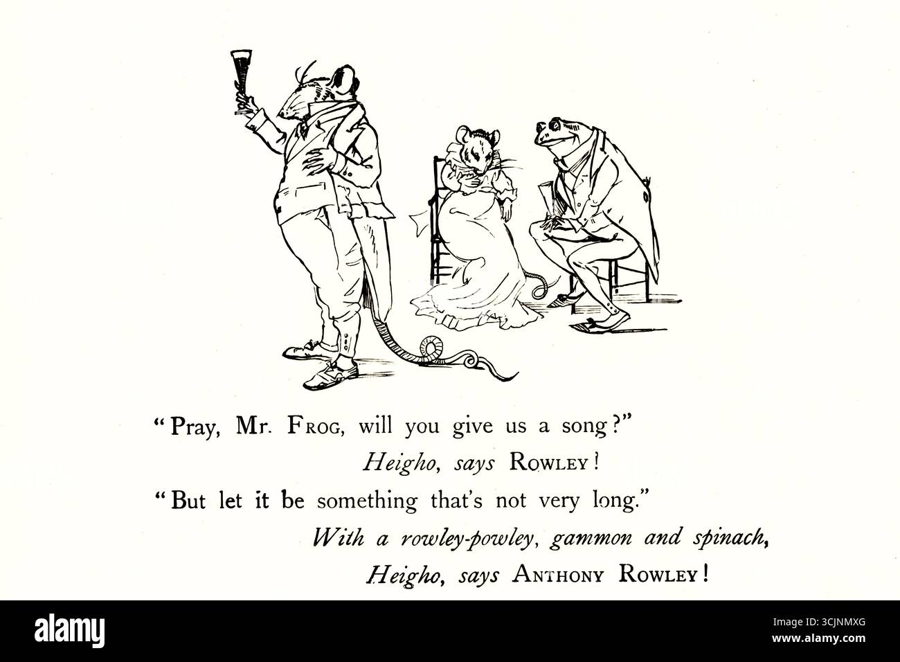 A frog he would a-wooing go, Illustrated by Caldecott, Randolph ...