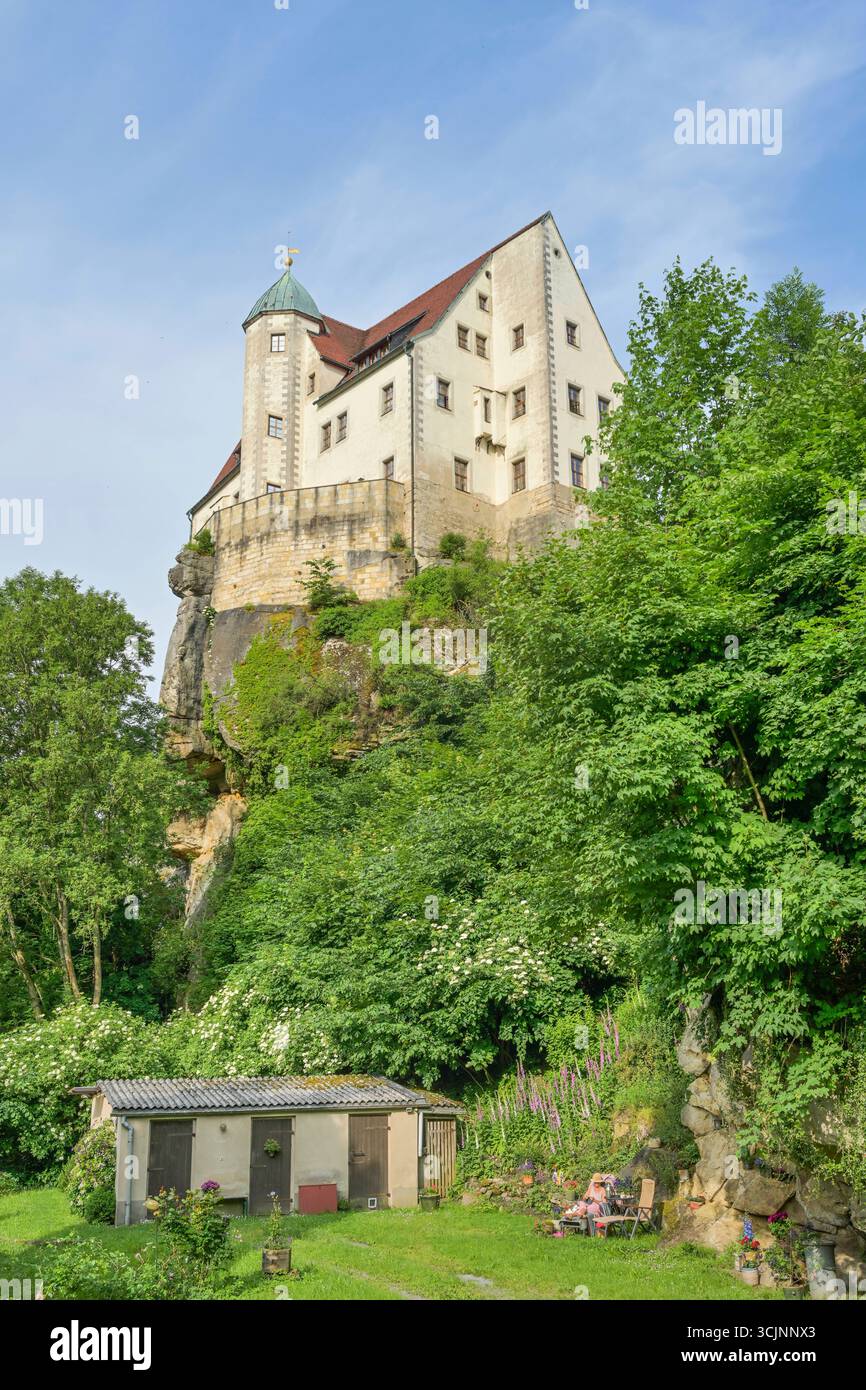 Burg, Hohnstein, Landkreis Sächsische Schweiz-Osterzgebirge, Sachsen ...