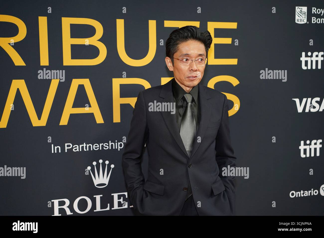 Kazuhiro Tsuji attends the red carpet for the Tribute Awards during the 2025 Toronto ...