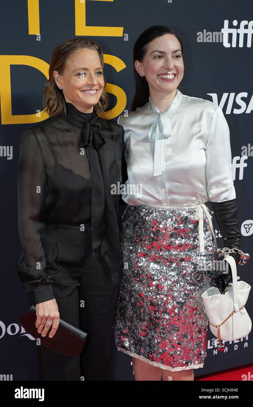 Jodie Foster and Rebecca Zlotowski attend the red carpet for the ...