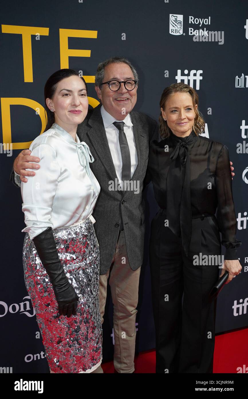 Jodie Foster and Rebecca Zlotowski attend the red carpet for the ...