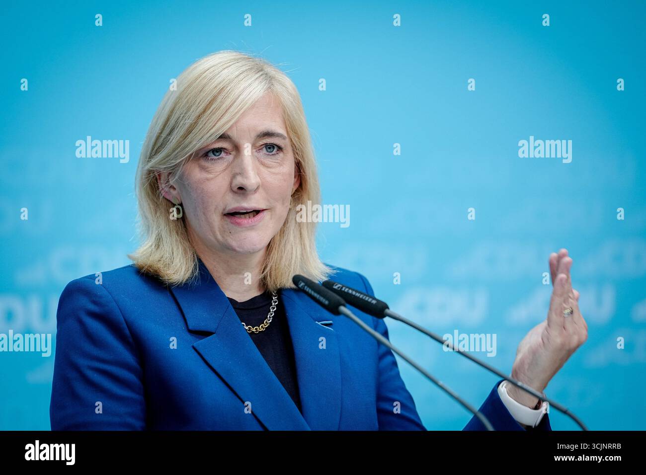 08 September 2025, Berlin: Nina Warken (CDU), Federal Minister of ...
