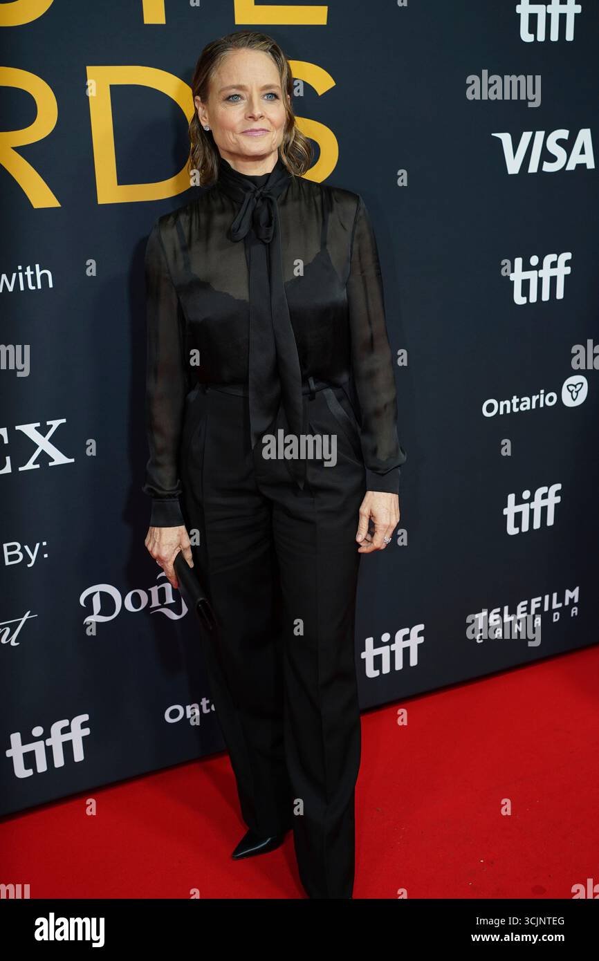 Toronto, Canada. 07th Sep, 2025. Jodie Foster attends the red carpet ...