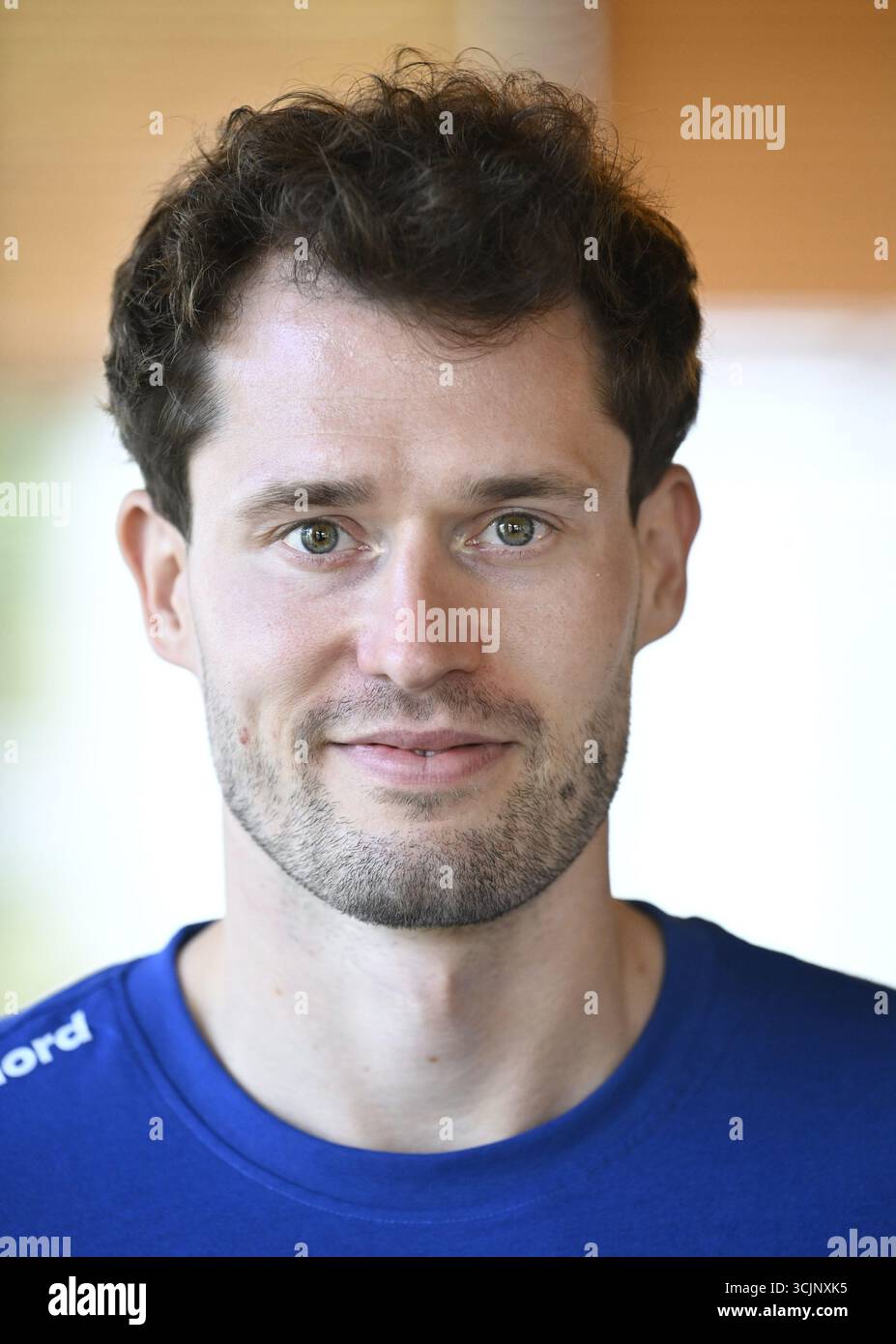 Ilari Seppälä of Team Finland at a press conference during FIBA ...