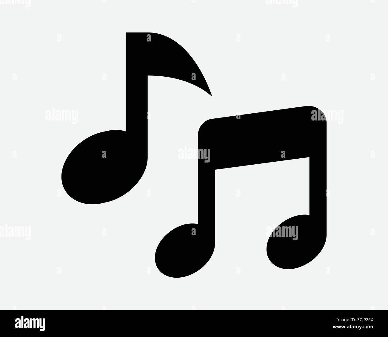 Melody music note rhythm Cut Out Stock Images & Pictures - Alamy