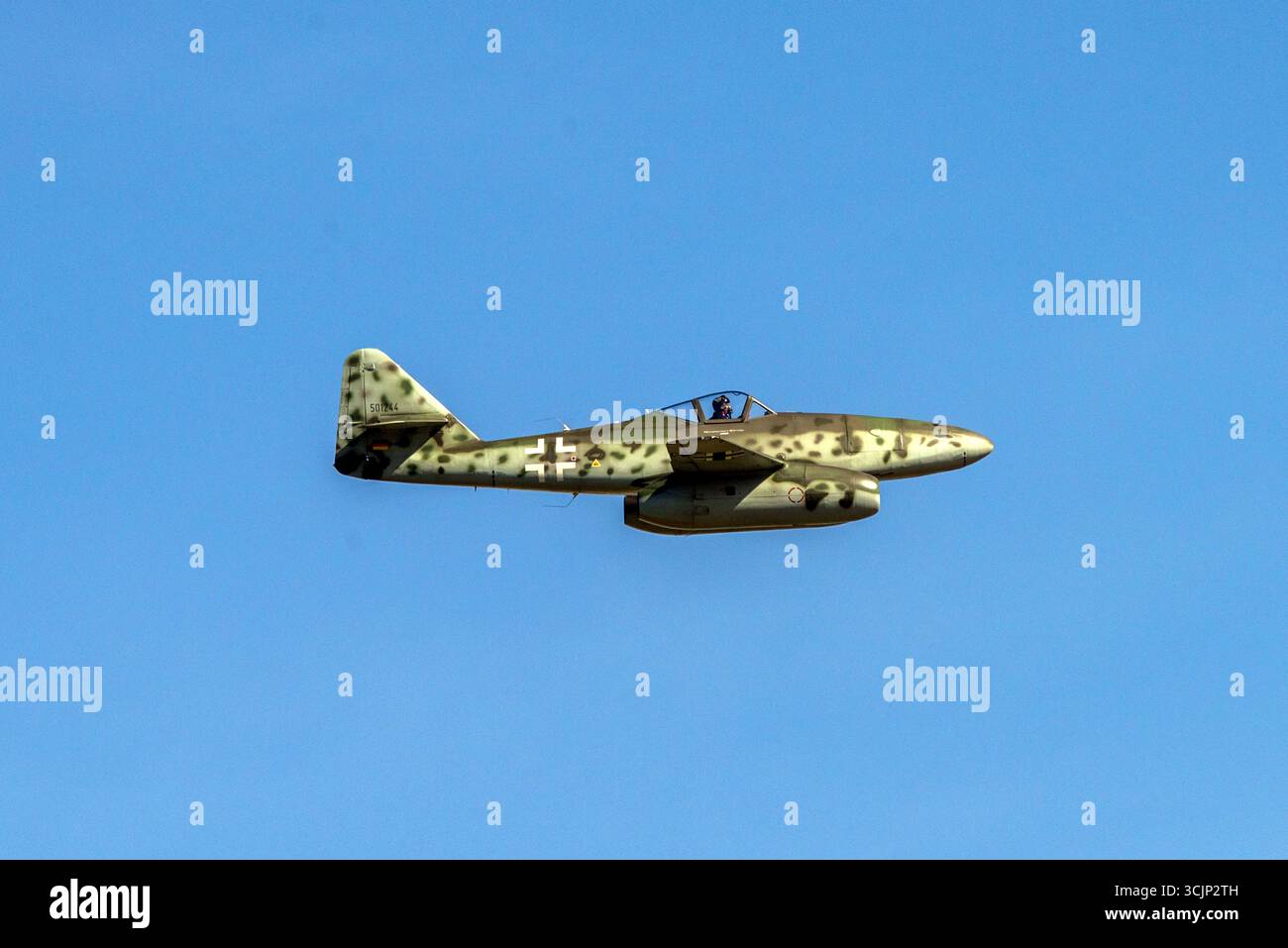 The Messerschmitt Me 262, the first jet fighter in history at the Air ...