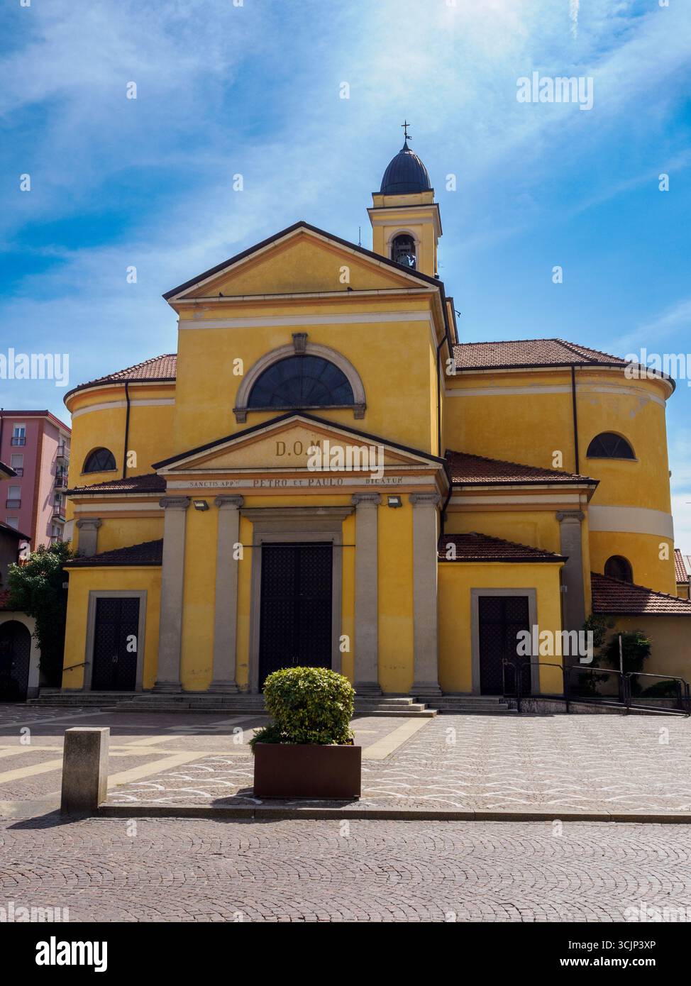 Santi Pietro e Paolo church in Corsico, Milan province, Lombardy, Italy ...