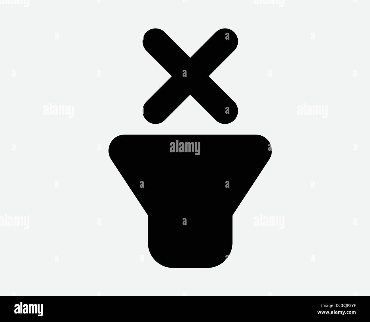 Control alert cross Stock Vector Images - Alamy