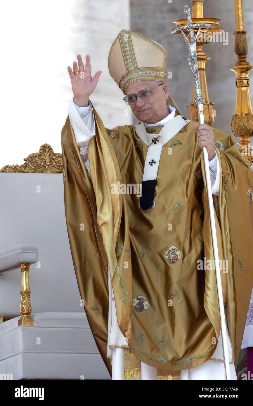 Pope Leo XIV presides over the Eucharistic Celebration with the ...
