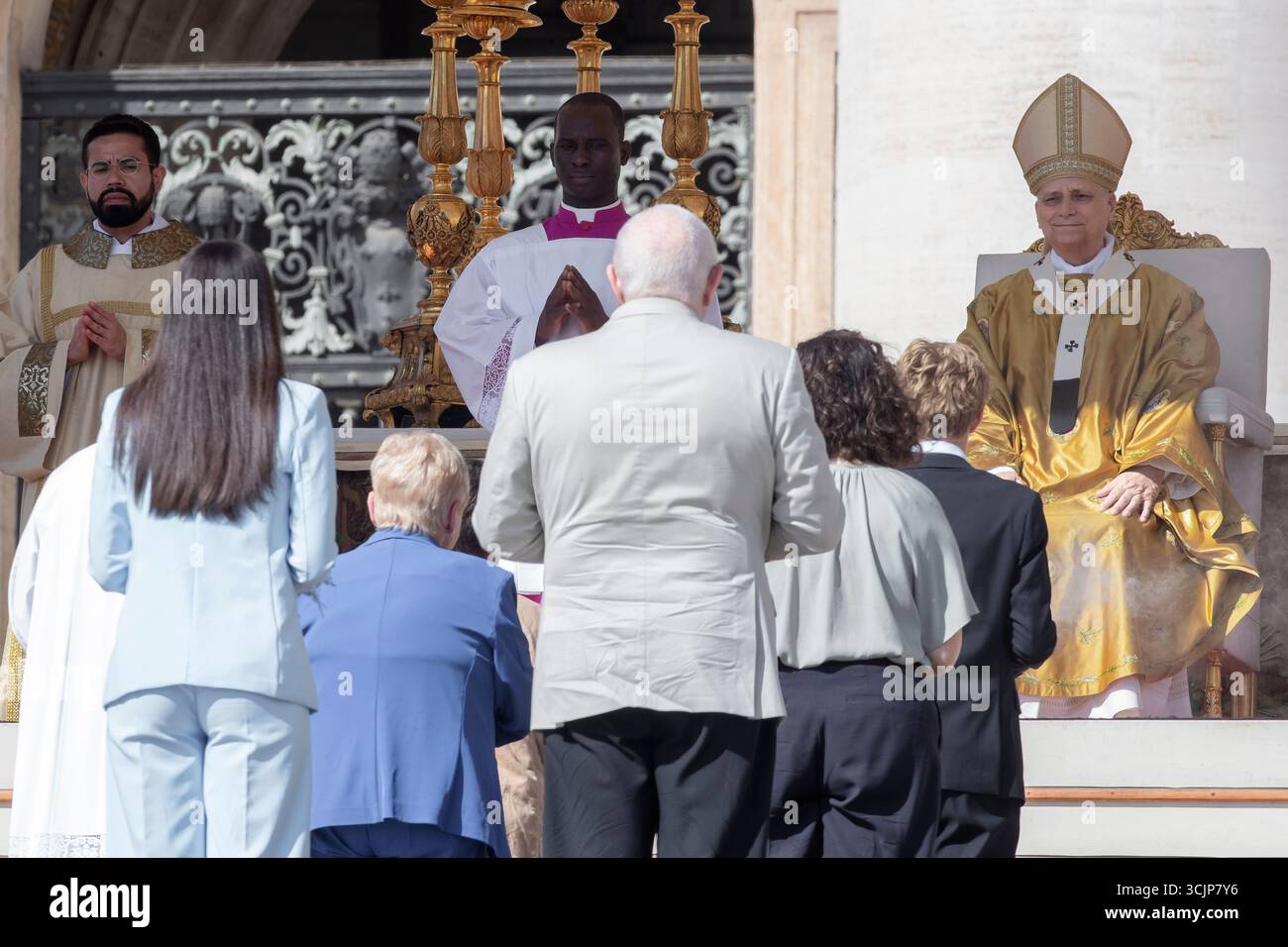 Pope Leo XIV presides over the Eucharistic Celebration with the ...