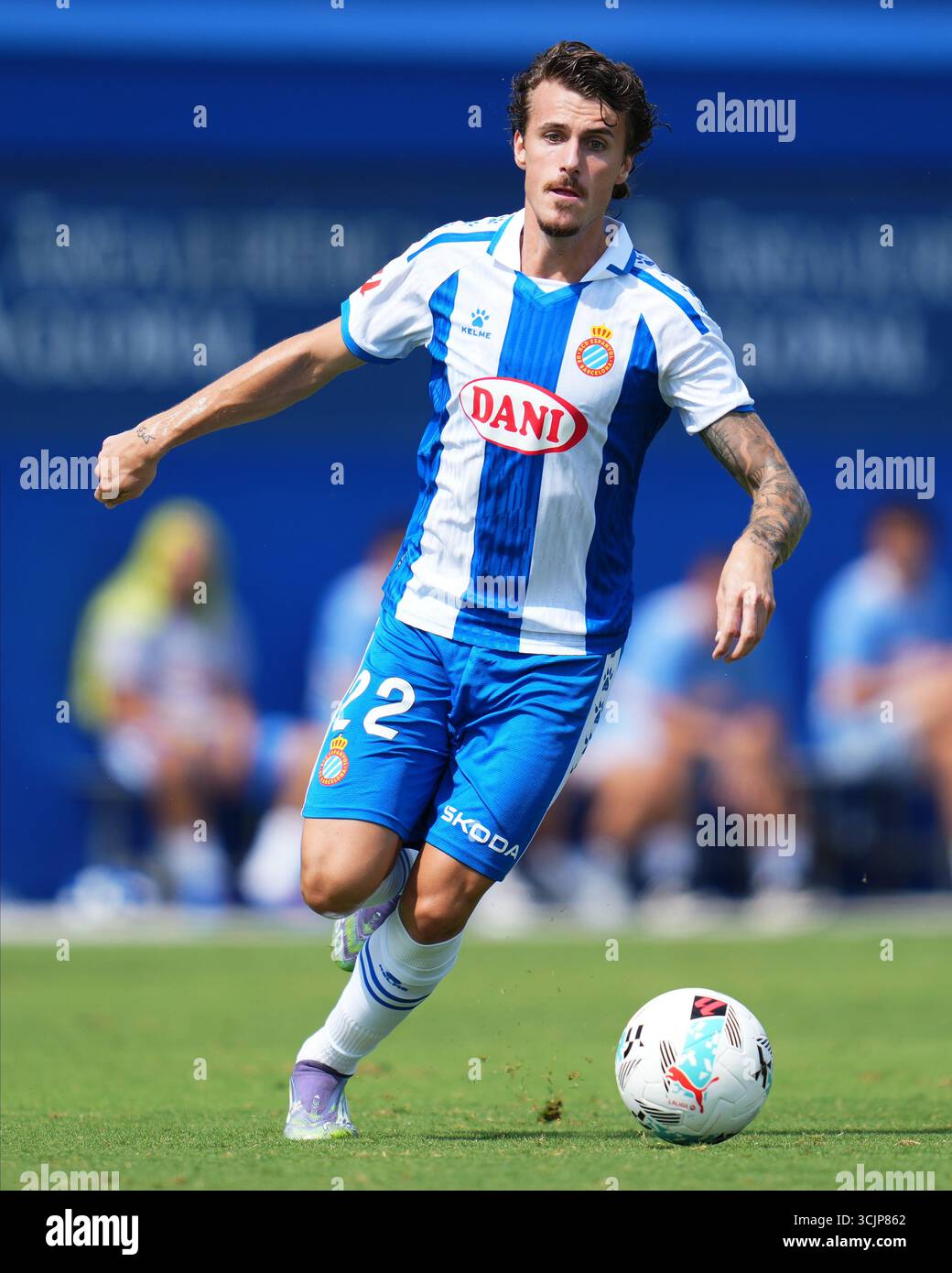 Carlos Romero of RCD Espanyol during the friendly match between RCD ...