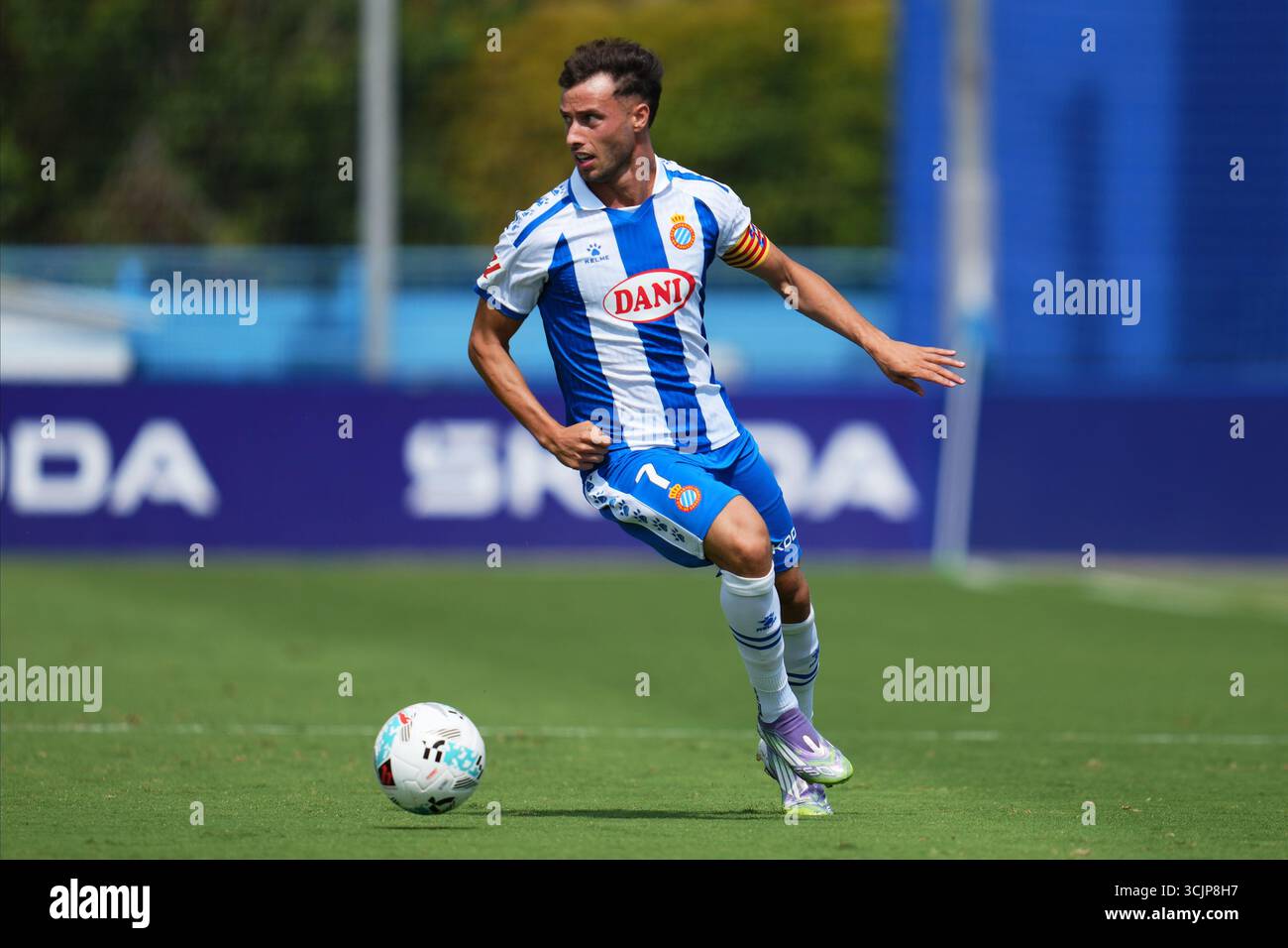 Javi Puado of RCD Espanyol during the friendly match between RCD ...