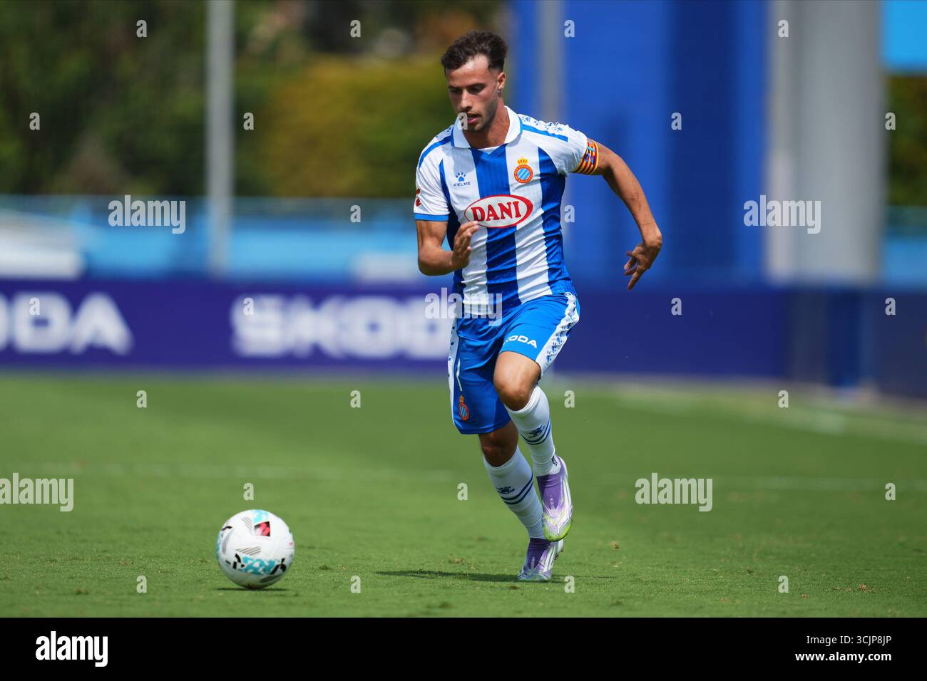 Javi Puado of RCD Espanyol during the friendly match between RCD ...