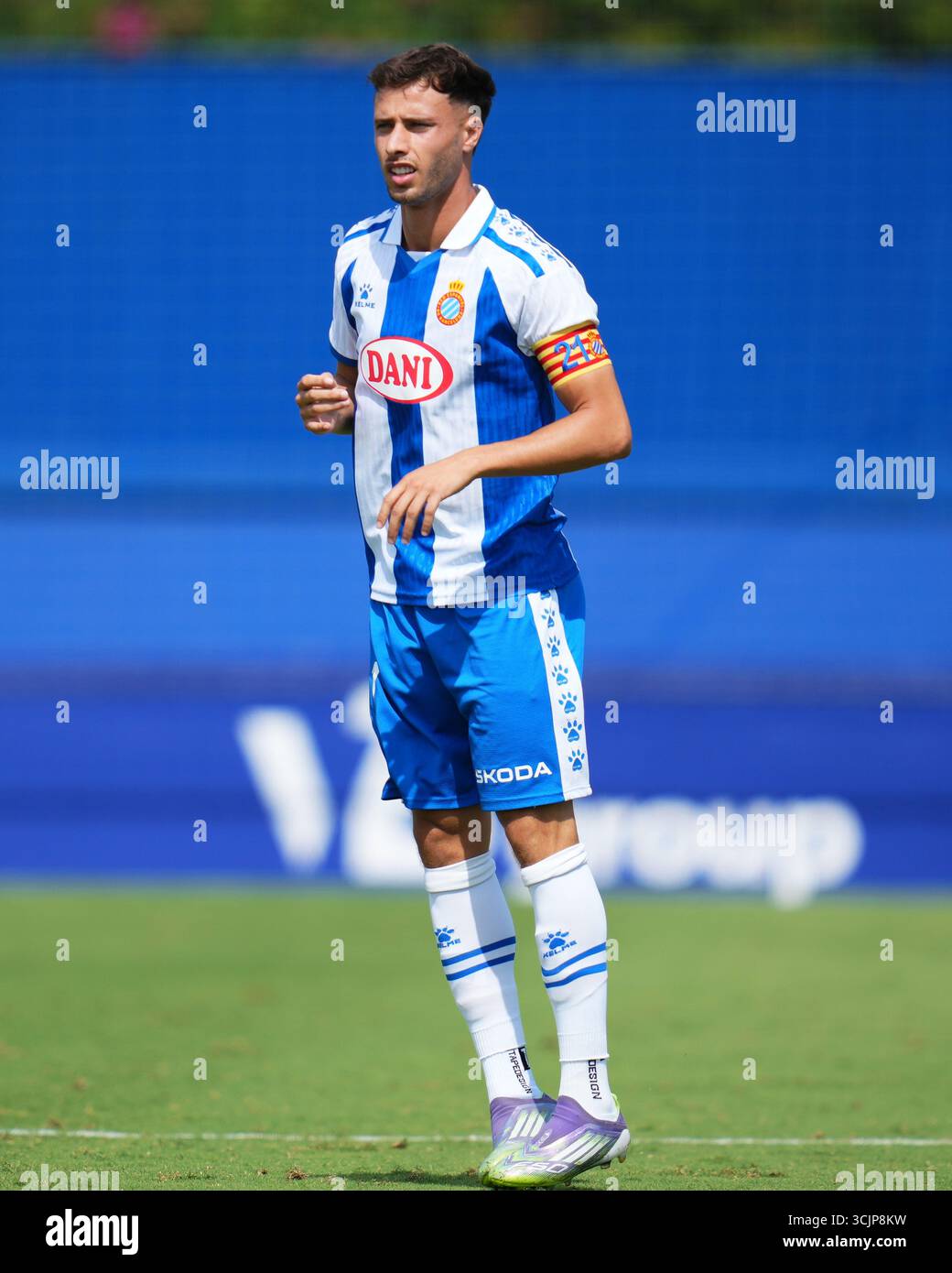 Javi Puado of RCD Espanyol during the friendly match between RCD ...