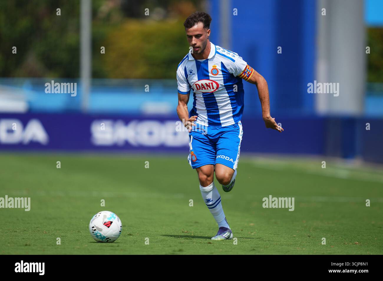 Javi Puado of RCD Espanyol during the friendly match between RCD ...