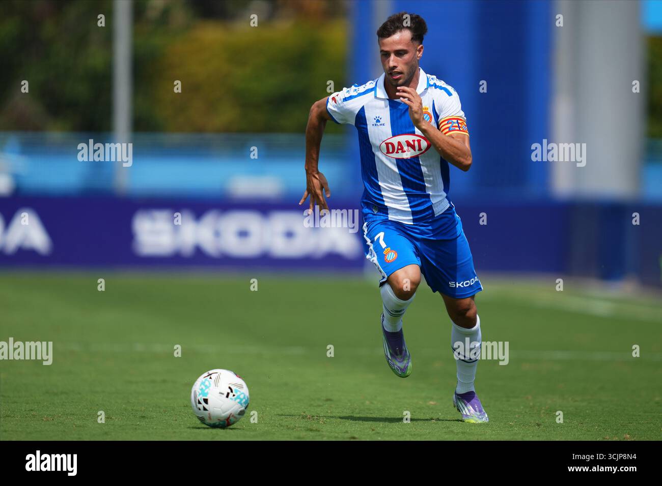 Javi Puado of RCD Espanyol during the friendly match between RCD ...
