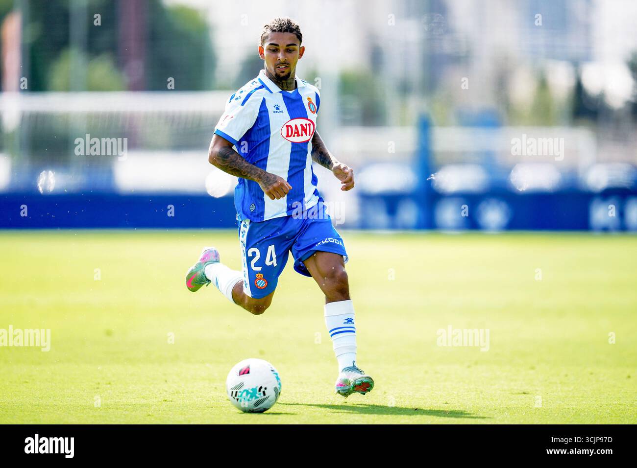 Thyrhys Dolan of RCD Espanyol during the friendly match between RCD ...