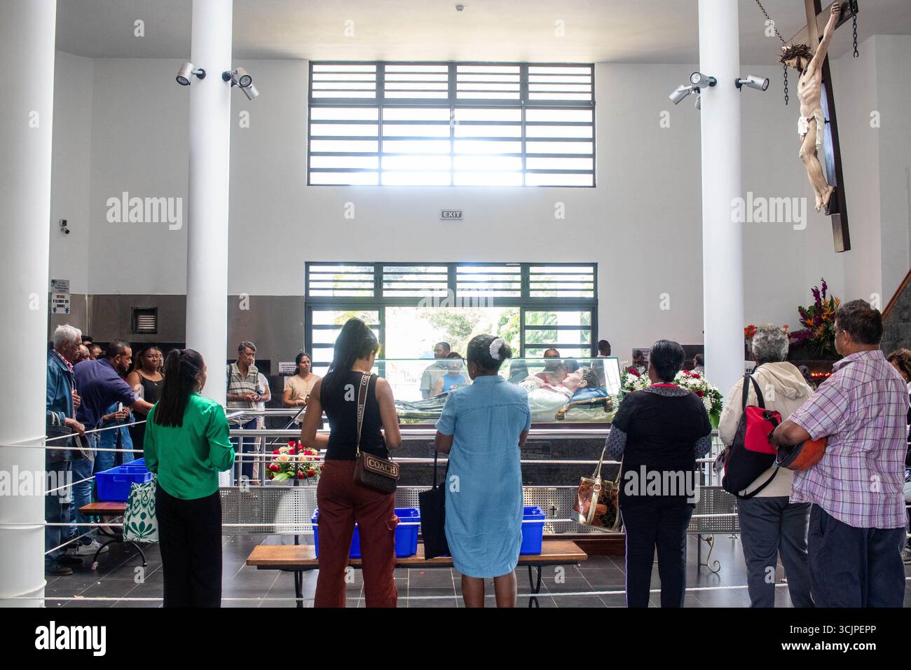 The pere lavals shrine is a sacred site commemorating hi-res stock ...