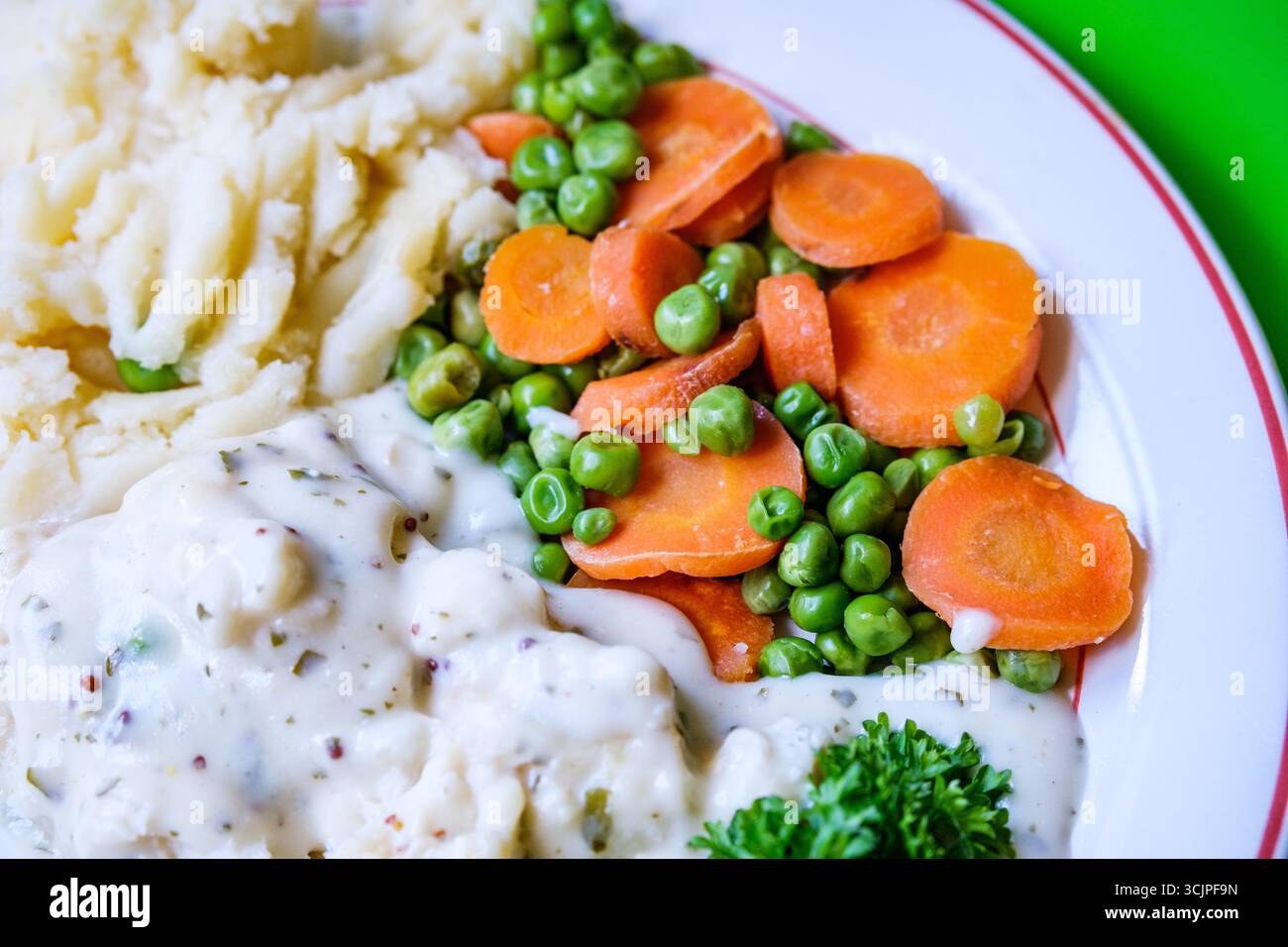 London UK, September 08 2025, Cod Fillet Fish With Mashed Potatoes ...