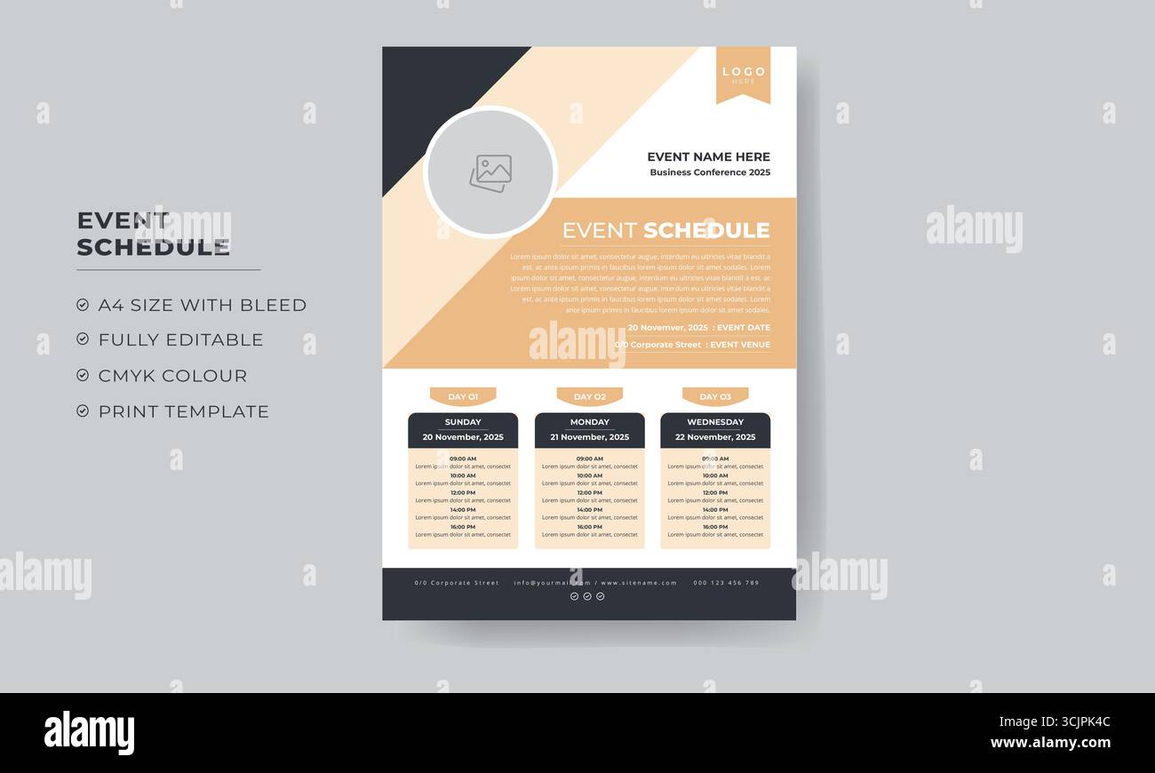 Seminar schedule Stock Vector Images - Alamy