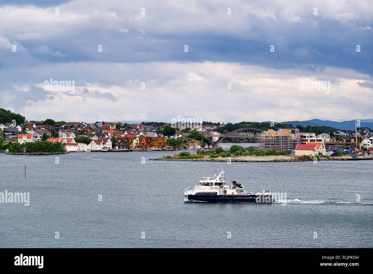 Small car ferry sails hi-res stock photography and images - Alamy