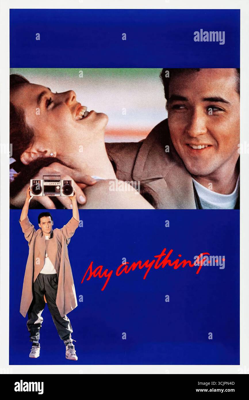 JOHN CUSACK and IONE SKYE in ...SAY ANYTHING... (1989) -Original title ...