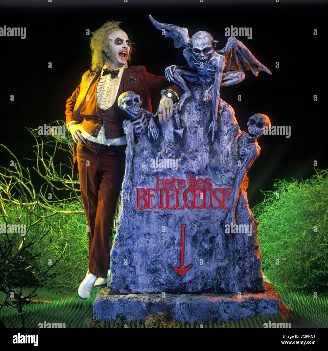 MICHAEL KEATON in BEETLEJUICE (1988), directed by TIM BURTON. Credit ...