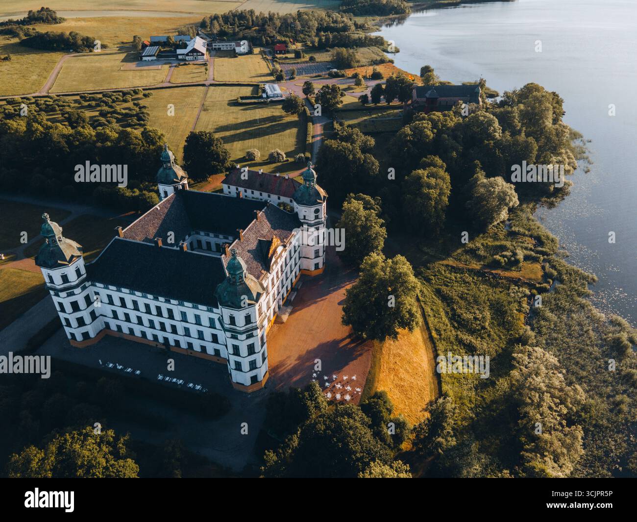 Aerial views of Skokloster Castle in Skokloster, Sweden Stock Photo - Alamy