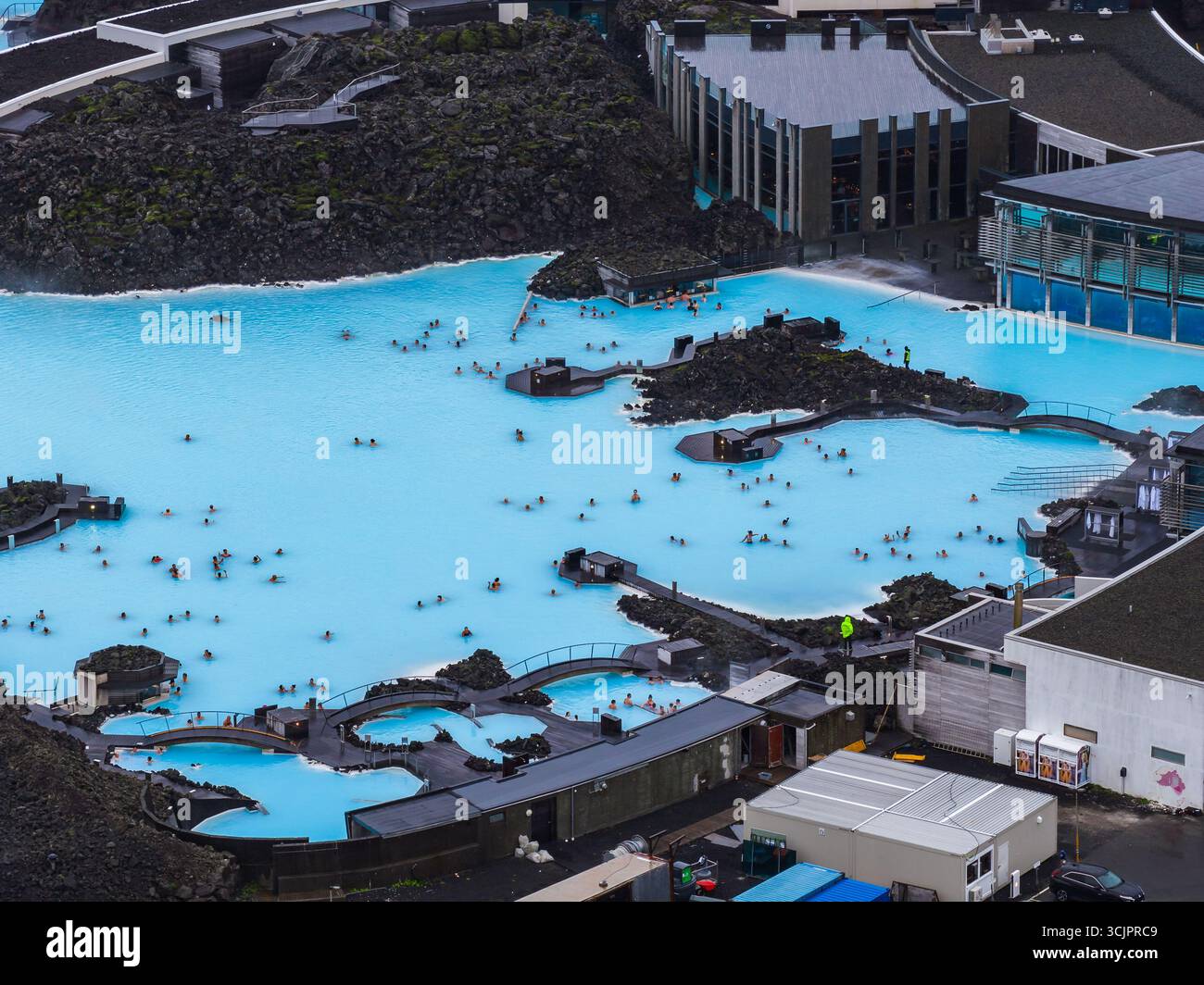 Calm blue lagoon water roads hi-res stock photography and images - Alamy