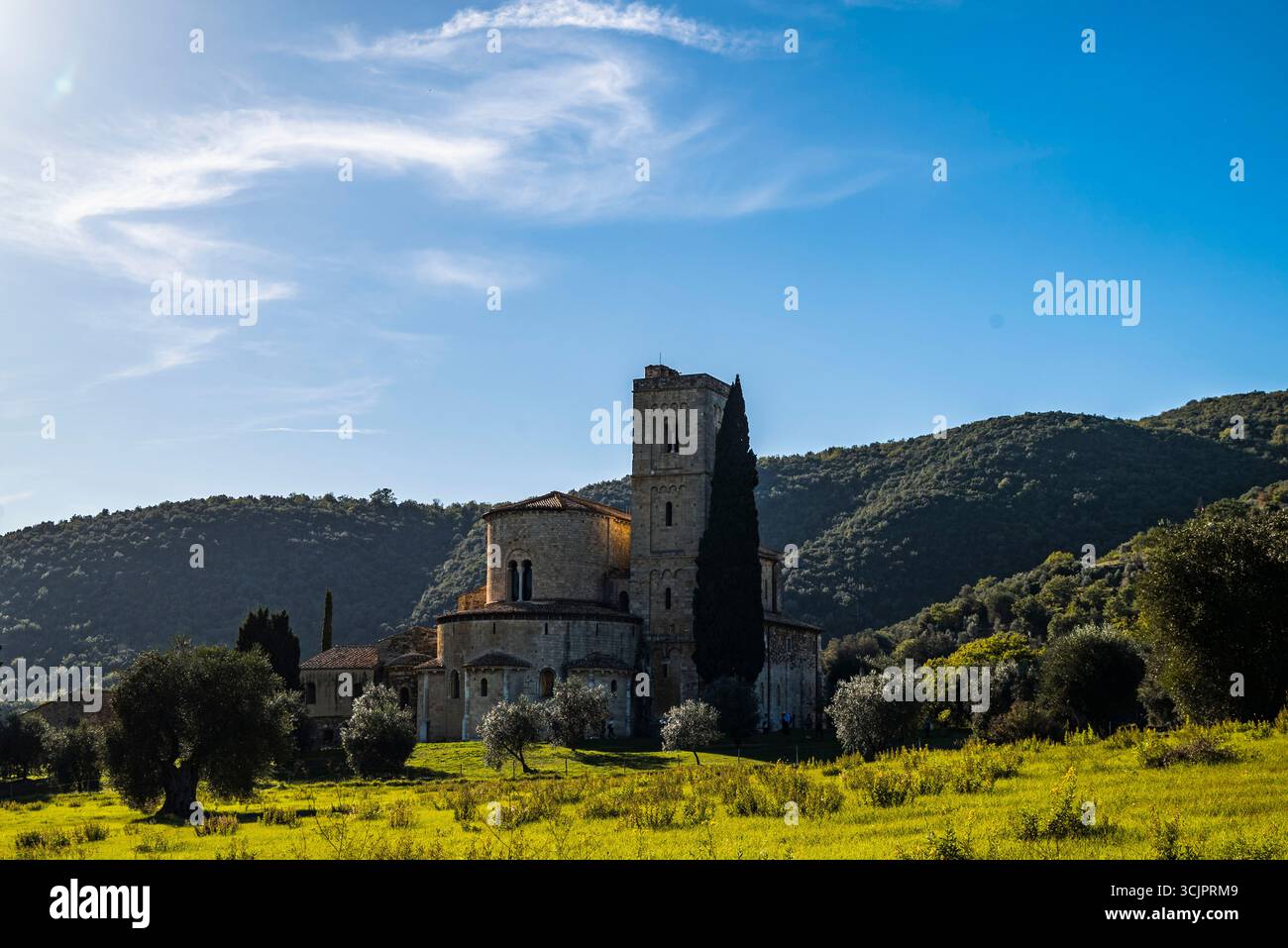 he Abbey of Sant’Antimo, a Romanesque monastery located in the Tuscan ...