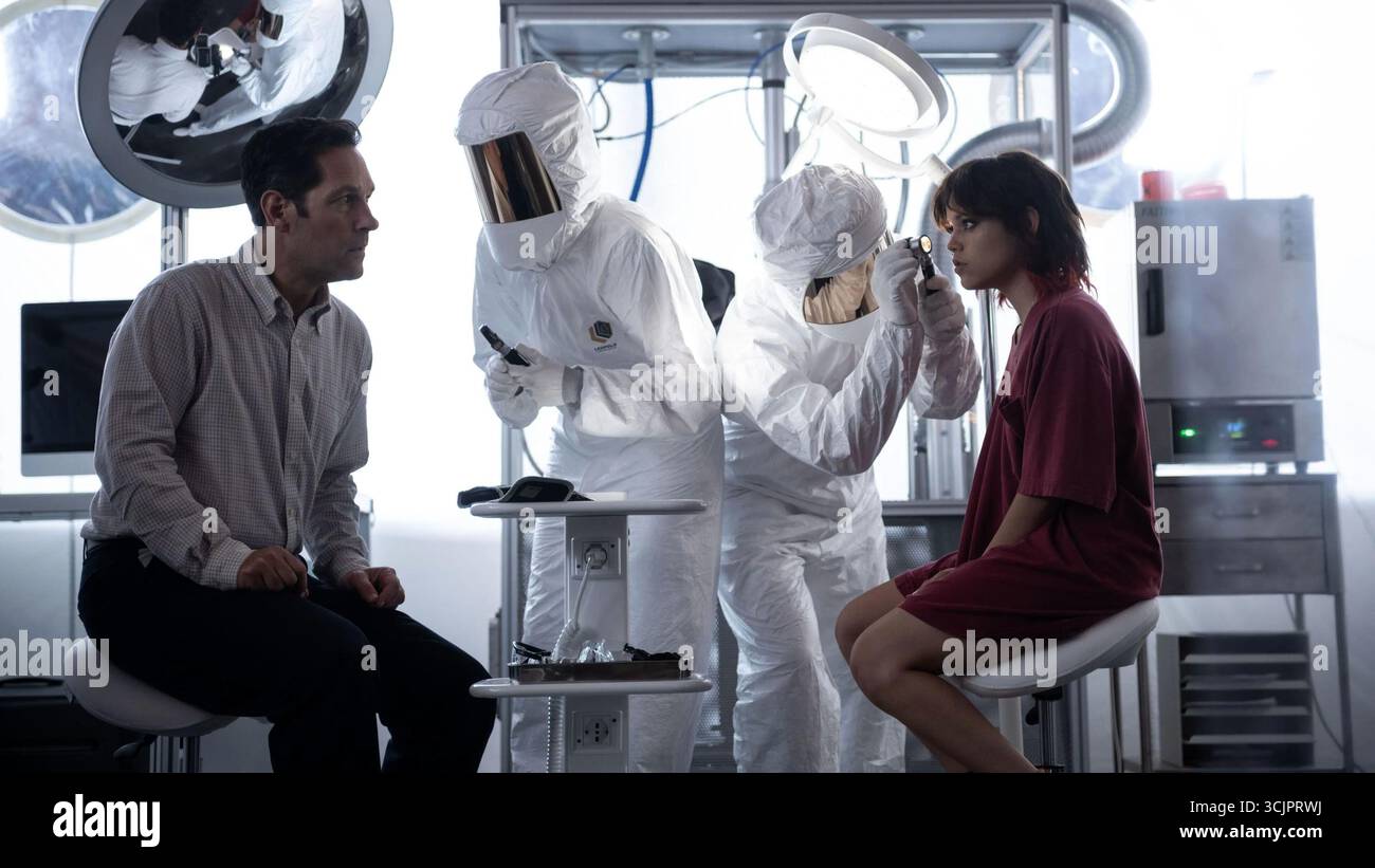 PAUL RUDD and JENNA ORTEGA in DEATH OF A UNICORN (2025), directed by ...