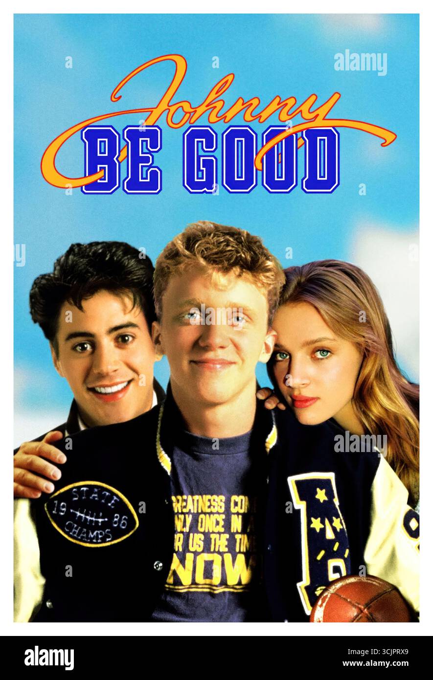 ROBERT DOWNEY JR., UMA THURMAN and ANTHONY MICHAEL HALL in JOHNNY BE ...