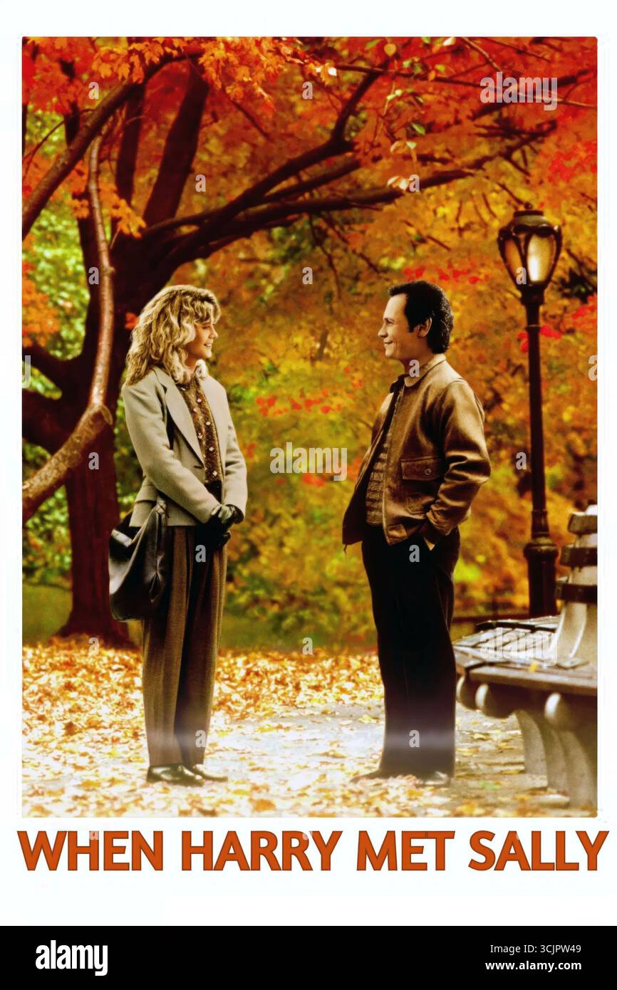 BILLY CRYSTAL and MEG RYAN in HARRY, THIS IS SALLY (1989) -Original ...