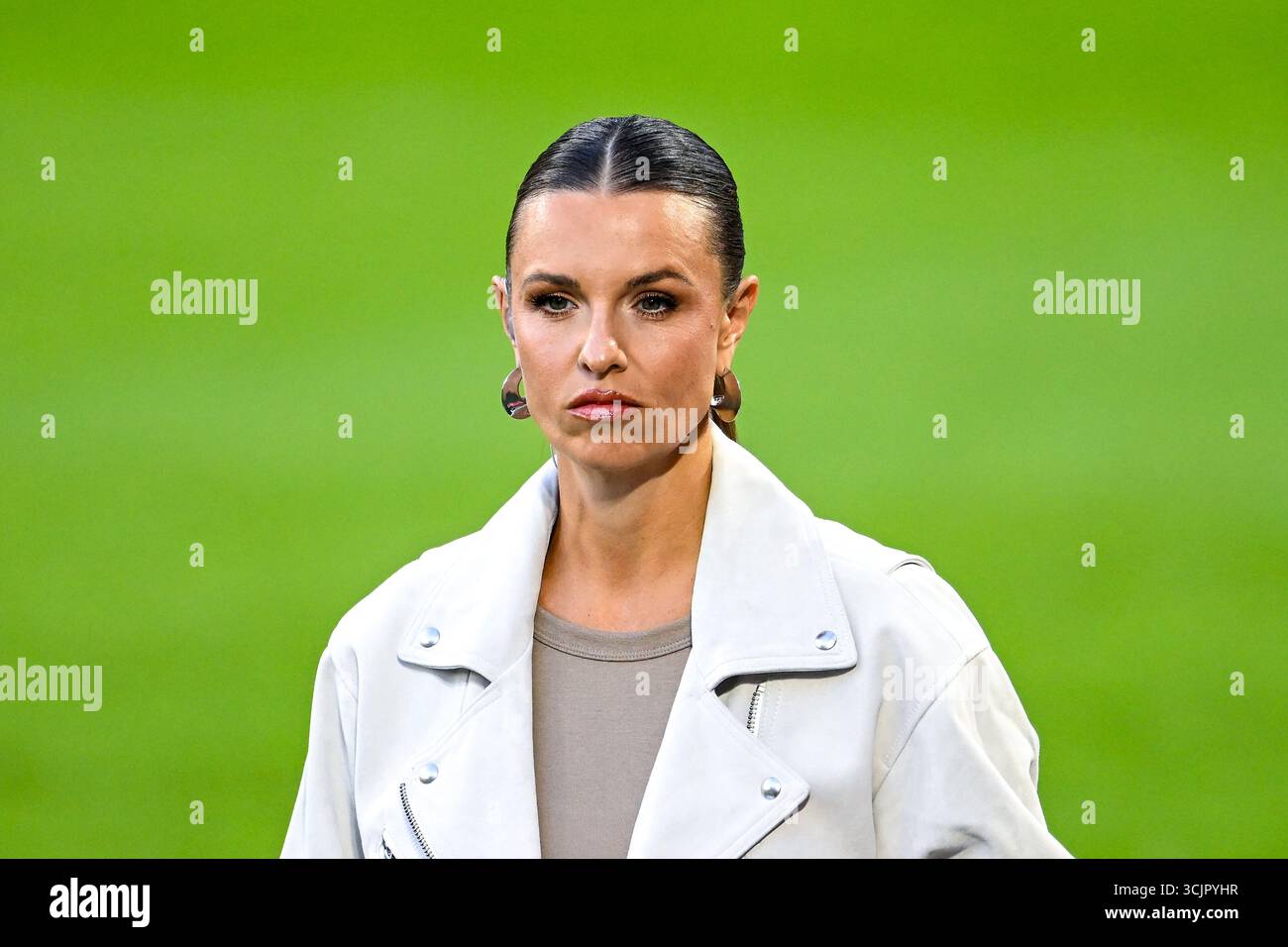 Laura Wontorra (TV) vor dem Spiel, GER, Deutschland vs Nordirland ...
