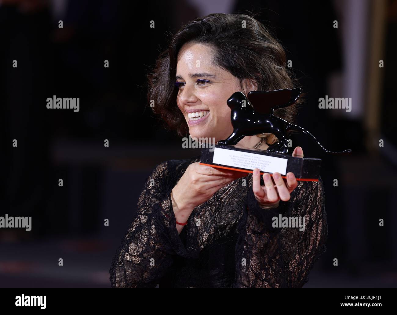 VENICE, ITALY - SEPTEMBER 06: Ana Cristina Barragan poses with the ...