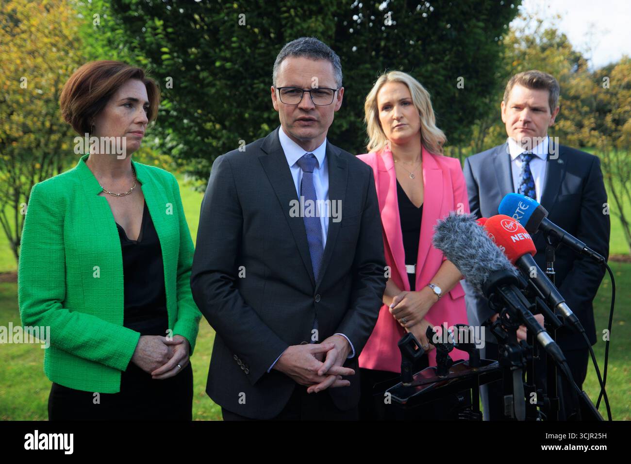 (left to right) Hildegarde Naughton, Patrick O'Donovan, Helen McEntee ...
