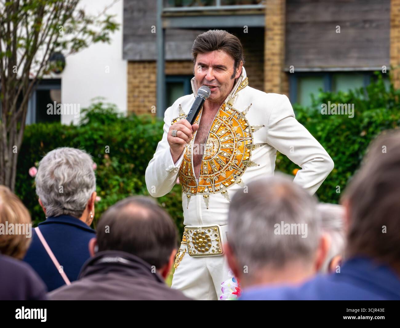 Live performance professional Elvis Presley tribute Singer performing ...