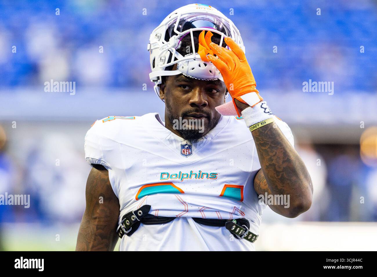 September 07, 2025: Miami Dolphins safety Jordan Colbert (34) during ...