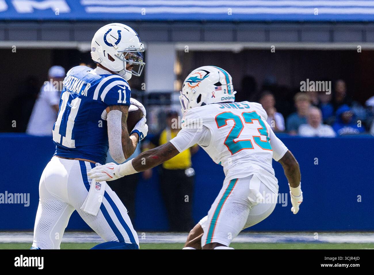 September 07, 2025: Indianapolis Colts wide receiver Michael Pittman ...