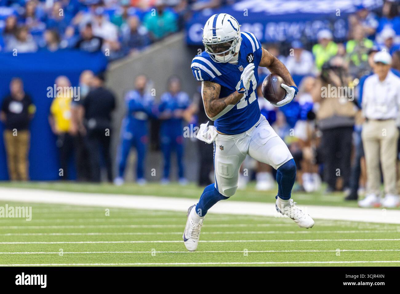 September 07, 2025: Indianapolis Colts wide receiver Michael Pittman ...
