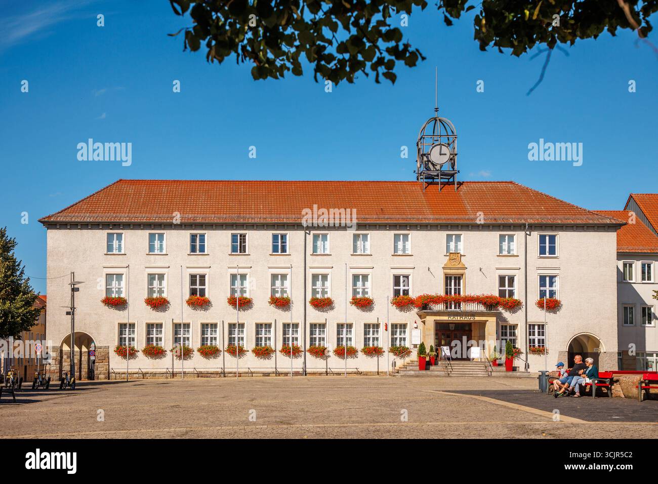 03.09.2025 - Rathaus am Marktplatz in der Hansestadt Anklam Anklam Mecklenburg-Vorpommern ...