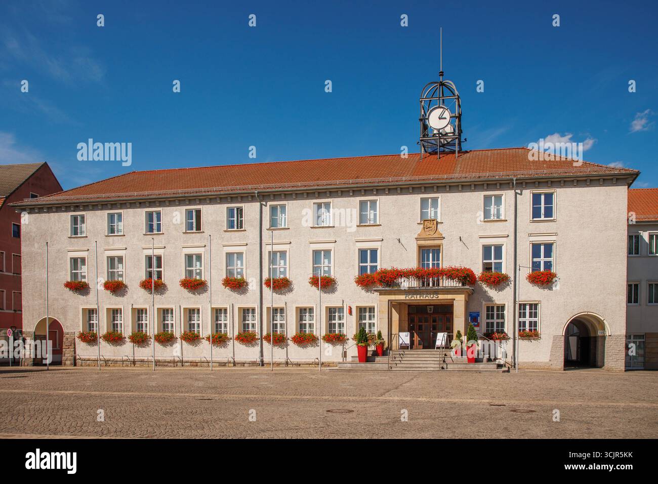 03.09.2025 - Rathaus am Marktplatz in der Hansestadt Anklam Anklam ...