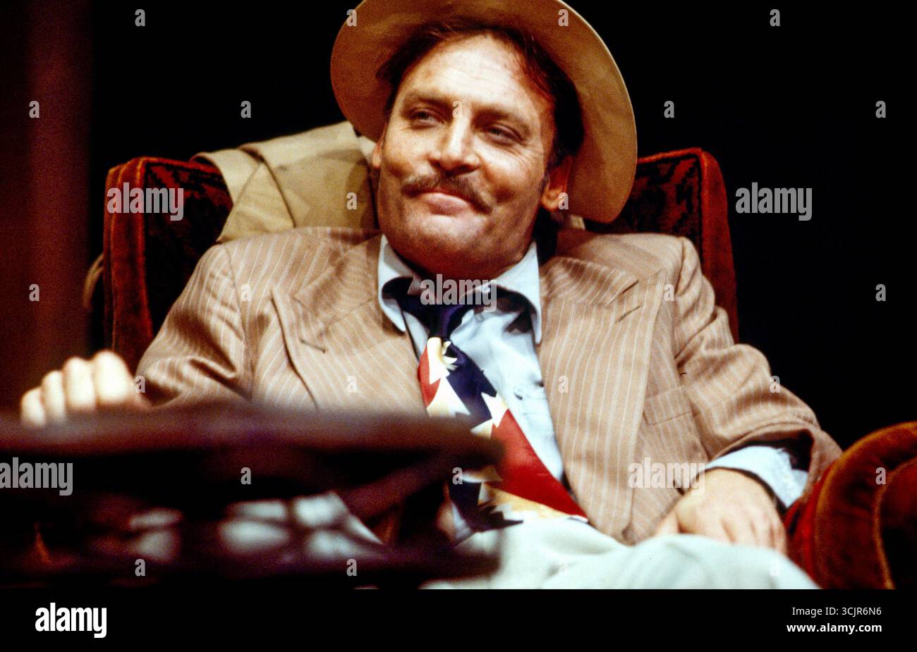 Stacy Keach (Erie Smith) in HUGHIE by Eugene O’Neill at the Cottesloe ...