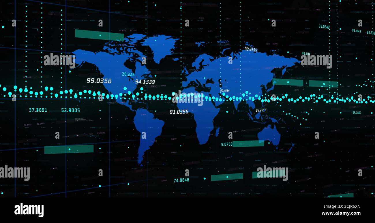 Displaying network graph mapping hi-res stock photography and images ...