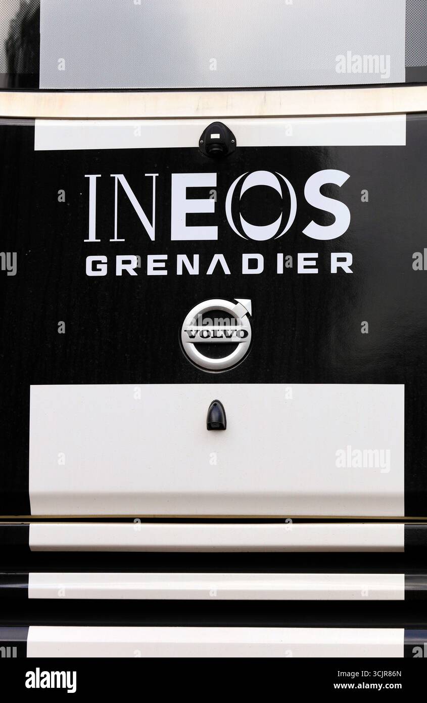 Ineos Grenadier Team Bus, 2025 Lloyds Tour of Britain cycle race ...