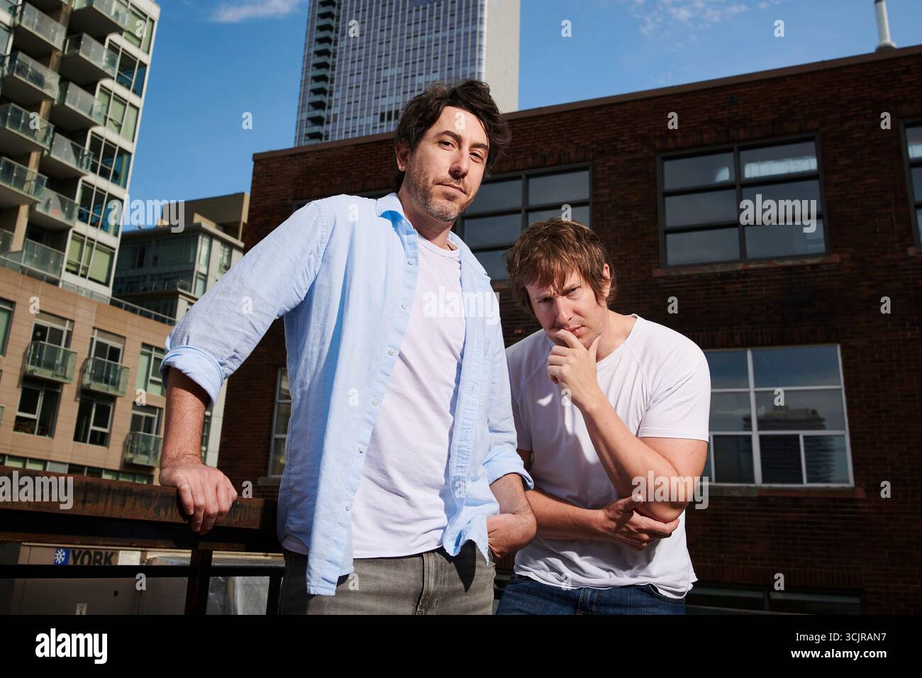 "Nirvanna the Band the Show the Movie" creators Jay McCarrol, left, and ...