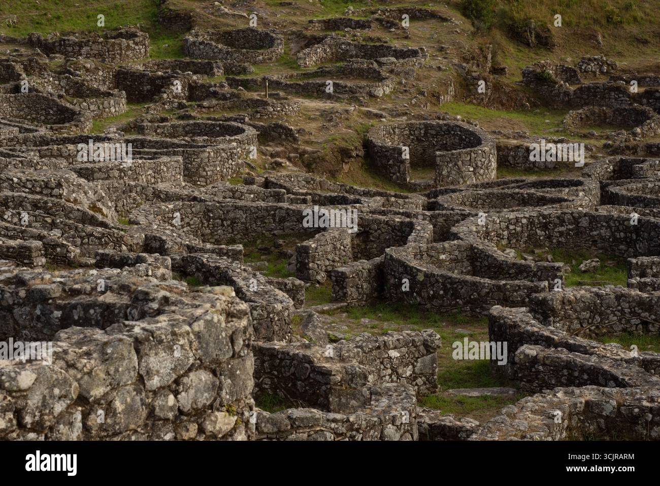 Ruins of old roman fort in Santa Trega, Galicia Stock Photo - Alamy